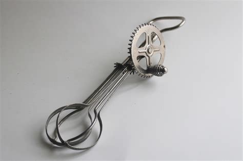 Vintage A J Egg Beater Rotary Crank Hand Mixer 1926 Patent Date