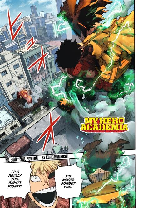MHA Ch 308 Colored By Hexamendle My Hero Academia My Hero Academia