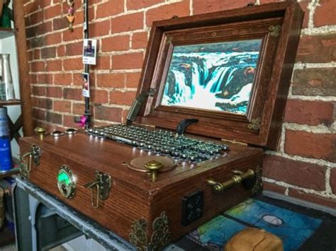 Amazing Steampunk Powered Laptop Piday Raspberrypi Raspberrypi