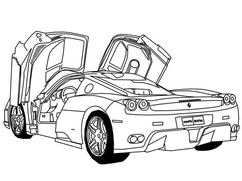 Autos Para Colorear Ferrari Los Dibujos Para Colorear Dibujos De Porn
