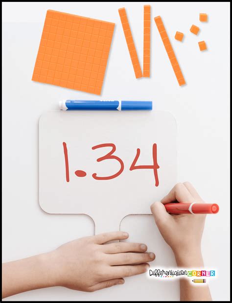 How To Teach The Values Of Decimal Places Differentiation Corner