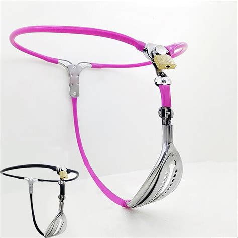 Female Stainless Steel Adjustable Chastity Belt Invisible Panties