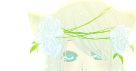 ぴくネコ】 【ぴくネコ】white Rose【ラクガキ】 いゆのイラスト Pixiv