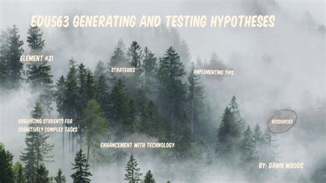 Edu563 Generating And Testing Hypotheses By Dawn Woods On Prezi