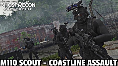 Ghost Recon Breakpoint M110 Scout Coastline Assault Youtube