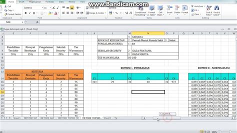 Fuzzy Topsis Excel Template Inslasem