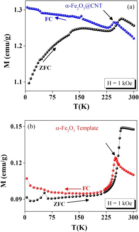 A Shows M Versus T In A Typical Fc Blue Dots And Zfc Black Dots