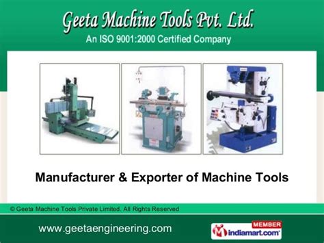 Geeta Machine Tools Private Limited Jamnagar India
