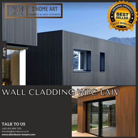 Jual Decking Wpc Cladding Dinding Laiv Untuk Outdoor Indoor Panjang 2 9m Jakarta Timur D