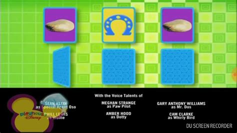 Special Agent Oso Credits