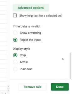 How To Create A Google Sheets Drop Down Menu