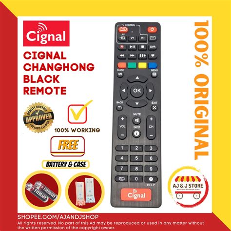 Cignal Remote Cha S2s1tms18 Brand New Original And Good Condition Free