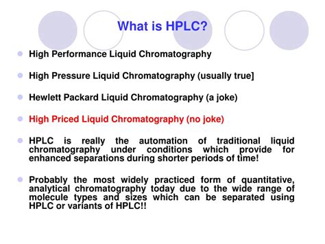 What Is Hplc Design Talk