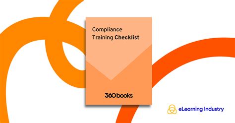 Compliance Training Checklist Elearning Industry