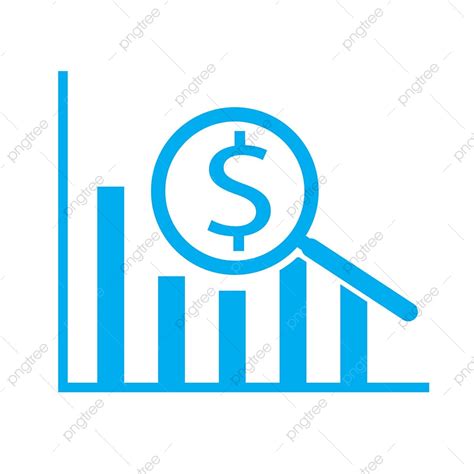 Dollar Analysis Bars Chart On White Background Analytics Statistics