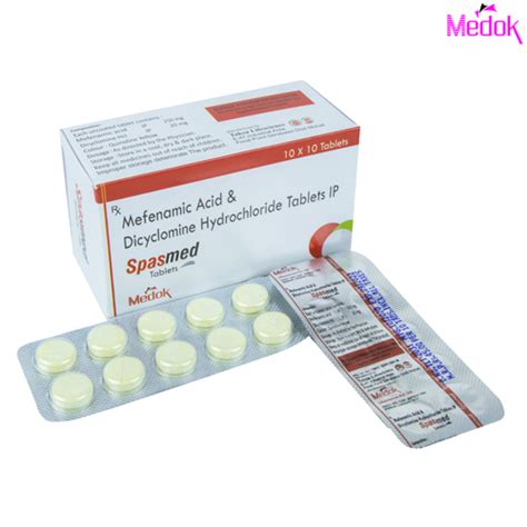Spasmed Tablets Medok Lifesciences Pvt Ltd