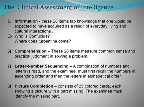 Chap 7 Assessment Of Intelligence Pptx