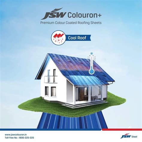 JSW Colouron Plus Roofing Sheets At Rs 101 Kg Roofing Sheet In