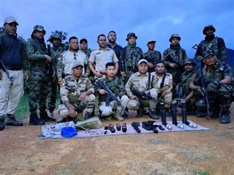 Manipur 16 Looted Weapons Ammunition Explosives Recovered