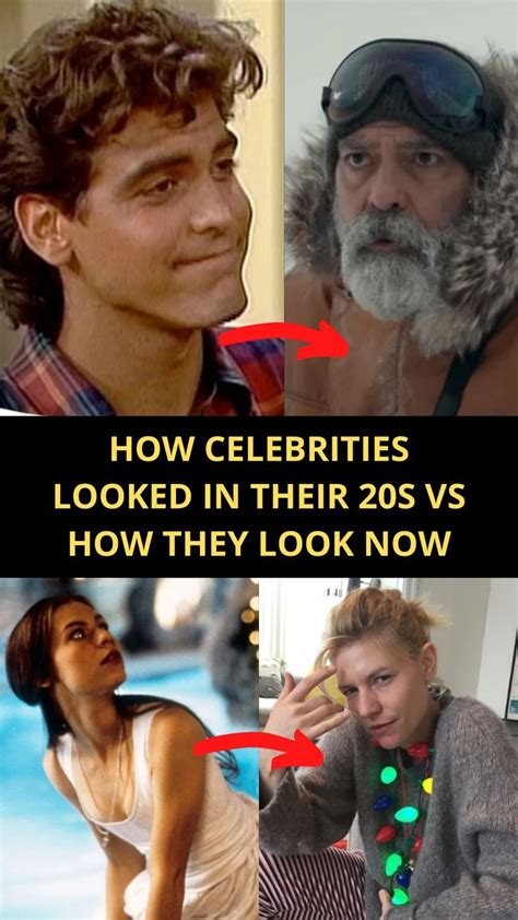 How Celebrities Looked In Their 20s Vs How They Look Now Artofit