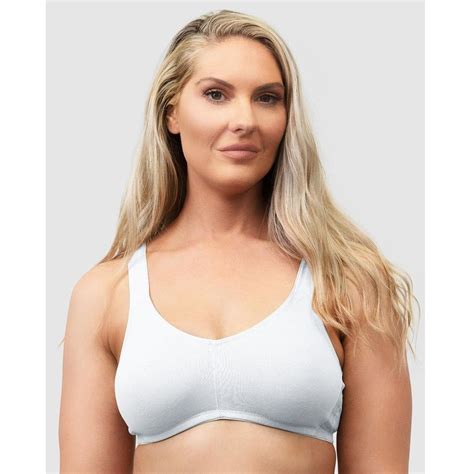 Naturana Wide Strap Wirefree Plus Size Organic Cotton Bra Big W