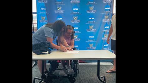 Wilkes Womens Ice Hockey Kylie Doherty Signing Day Youtube