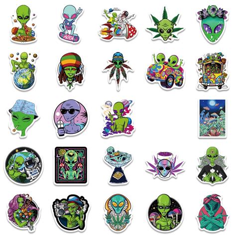 Graffiti Alien Characters