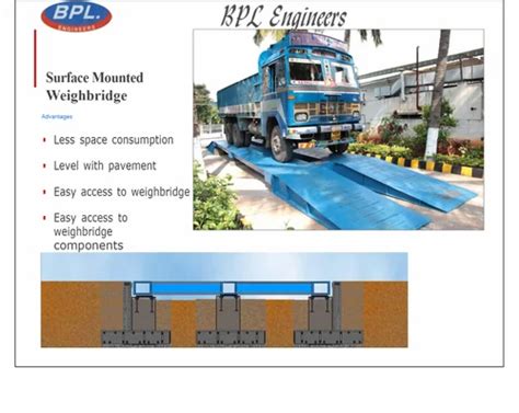 Mild Steel Truck Weighing Scale 3m Weighing Capacity 100 Ton At