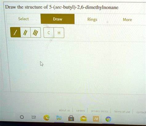 Solved Draw The Structure Of 5 Sec Butyl 2 6 Dimethylnonane