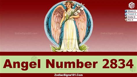 2834 Angel Number Spiritual Meaning And Significance Zodiacsigns101