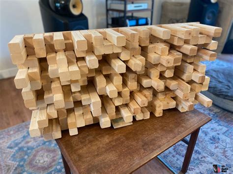 Custom Skyline Quadratic Residue Diffusers Hand Built Solid Wood For