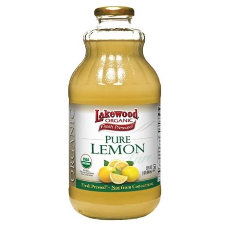 Lakewood Juice Pure Lemon Organic No Added Sugar Ml