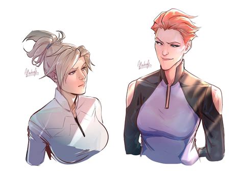 Mercy Overwatch Blizzard Fandoms Moira Overwatch Moicy