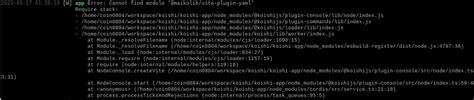 更新plugin Console出现问题 互助 Koishi Forum