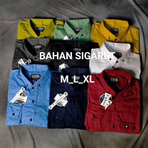 Jual Kemeja Pria Polos Lengan Panjang Kemeja Formal Shopee Indonesia