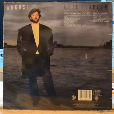 Eric Clapton August Lp Plak