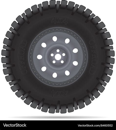 Off Road Vehicles Wheel Royalty Free Vector Image