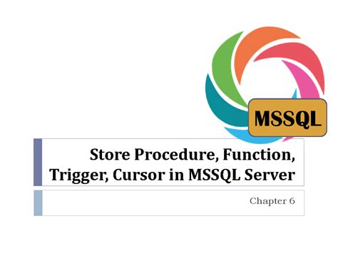 Mssql 5b Advanced Sql Stored Procedures Functions Triggers And Cursors