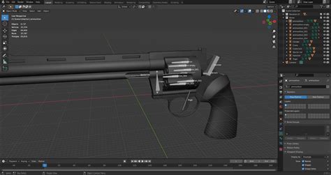 Colt Python 3d Model By Korboleevv