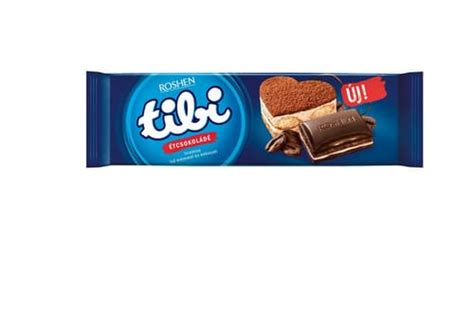 Tibi étcsokoládé Tiramisu és Keksz Töltelékkel