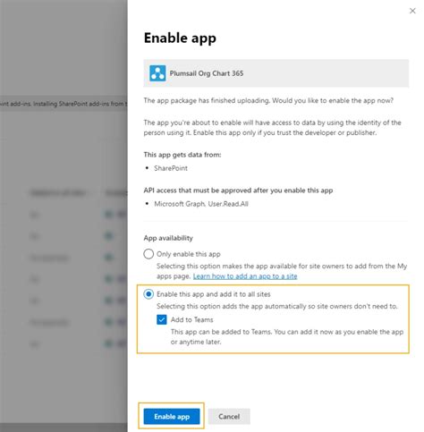 Microsoft Teams Org Chart