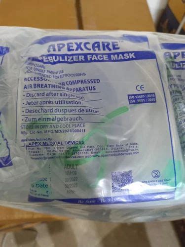 Nebuliser Mask Size Available Adult Large At Rs 36piece In Kolkata
