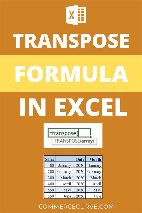 how to use transpose formula in excel artofit