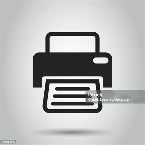 프린터 아이콘입니다 벡터 일러스트입니다 비즈니스 개념 문서 인쇄 그림 문입니다 그래픽 프린트에 대한 스톡 벡터 아트 및 기타