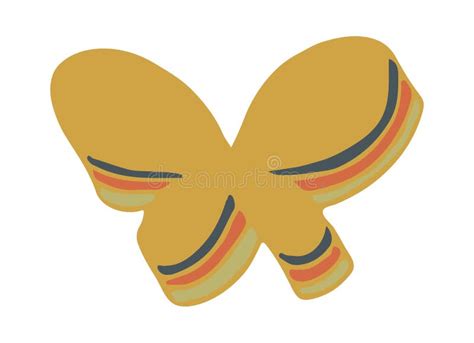 Vector De Doodle De Mariposa Insecto Brillante Silueta De Mariposa De