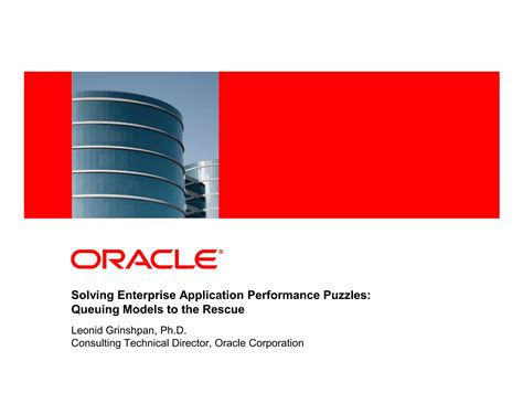 Solving Enterprise Applications Performance Puzzles Queuing Models To The Rescue Ppt