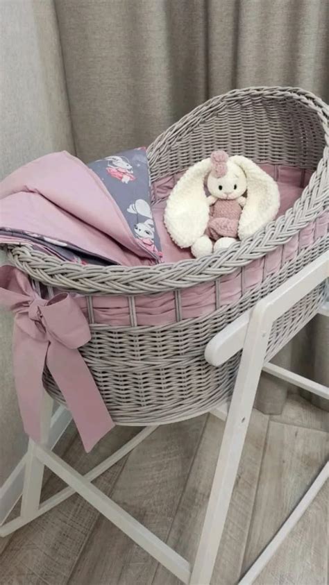Плетёная люлька качалка для новорожденного Люлька для малыша Колыбель ...