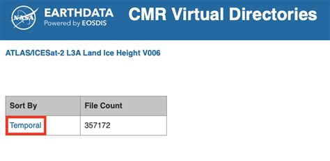 Downloading NSIDC DAAC Earthdata Cloud Data Using a Web Browser | National Snow and Ice Data Center