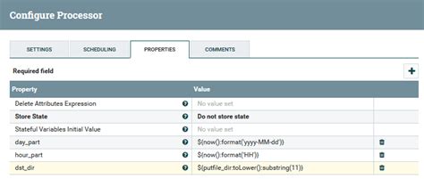 Apache Nifi Data