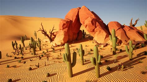 Stylized Pbr Desert Pack Asset Cloud Stylized Pbr Desert Pack Asset Cloud